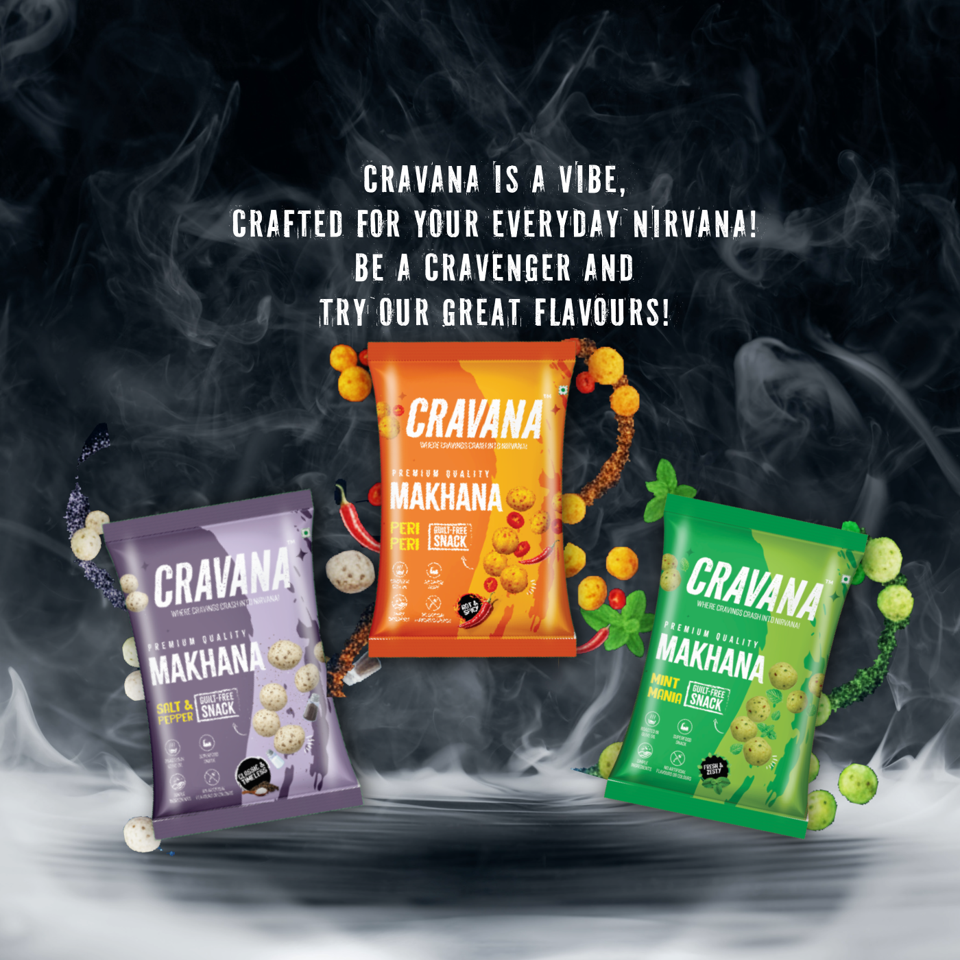 Cravana Makhana – Raw & Flavored Snacks